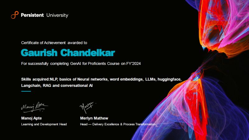 Gaurish Chandelkar on LinkedIn: #generatieveai #embeddings #rag #llm # ... Gaurish Chandelkar on LinkedIn: #generatieveai #embeddings #rag #llm # ...
