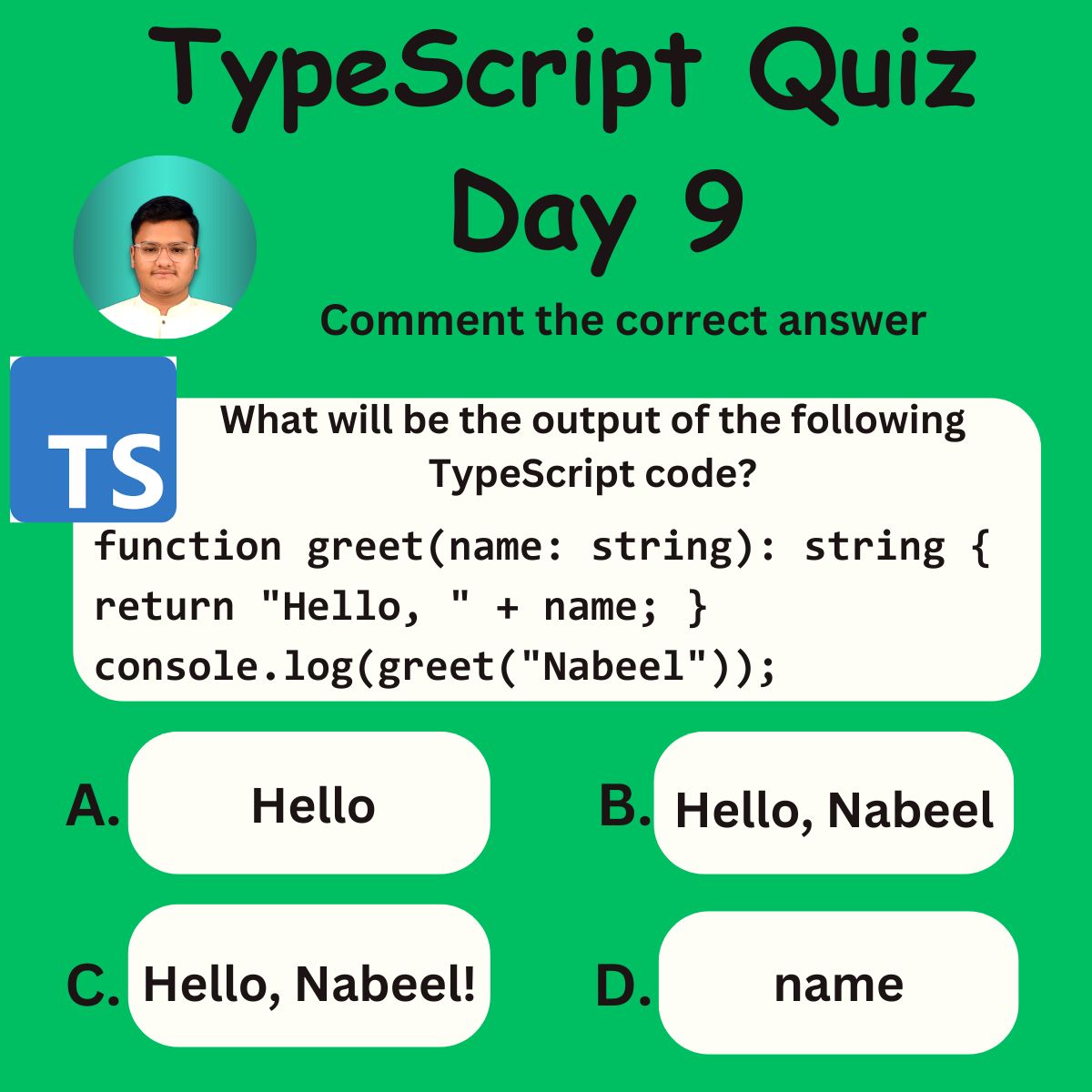 HAFIZ NABEEL on LinkedIn: #typescript #codingchallenge #learntogether # ... HAFIZ NABEEL on LinkedIn: #typescript #codingchallenge #learntogether # ...