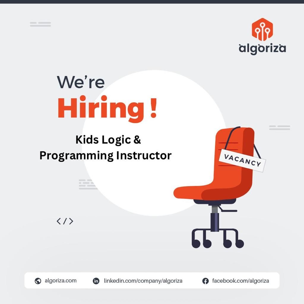 Algoriza on LinkedIn: Available vacancy: Kids Logic and Programming ... Algoriza on LinkedIn: Available vacancy: Kids Logic and Programming ...