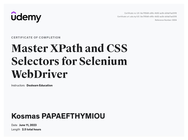 Kosmas Papaefthymiou on LinkedIn: #automationtesting #ui Kosmas Papaefthymiou on LinkedIn: #automationtesting #ui