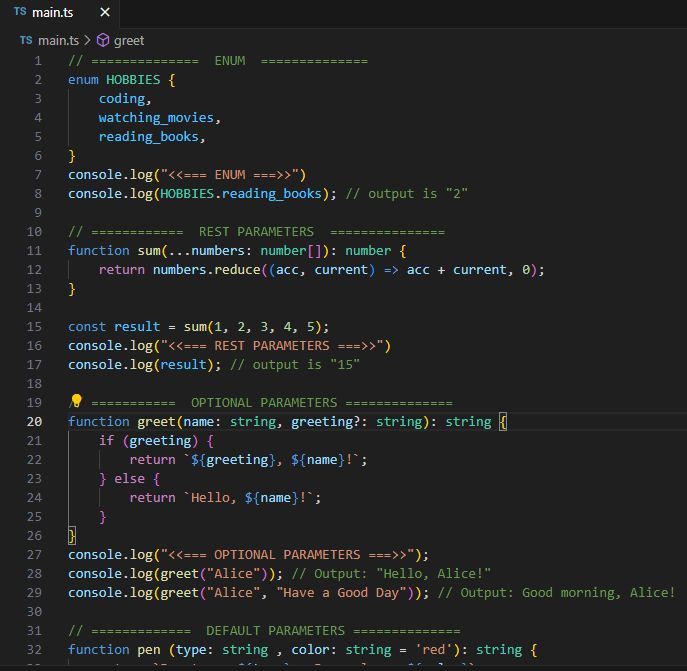 Amraha Anwar on LinkedIn: #learning #programming #enums #parameters # ... Amraha Anwar on LinkedIn: #learning #programming #enums #parameters # ...