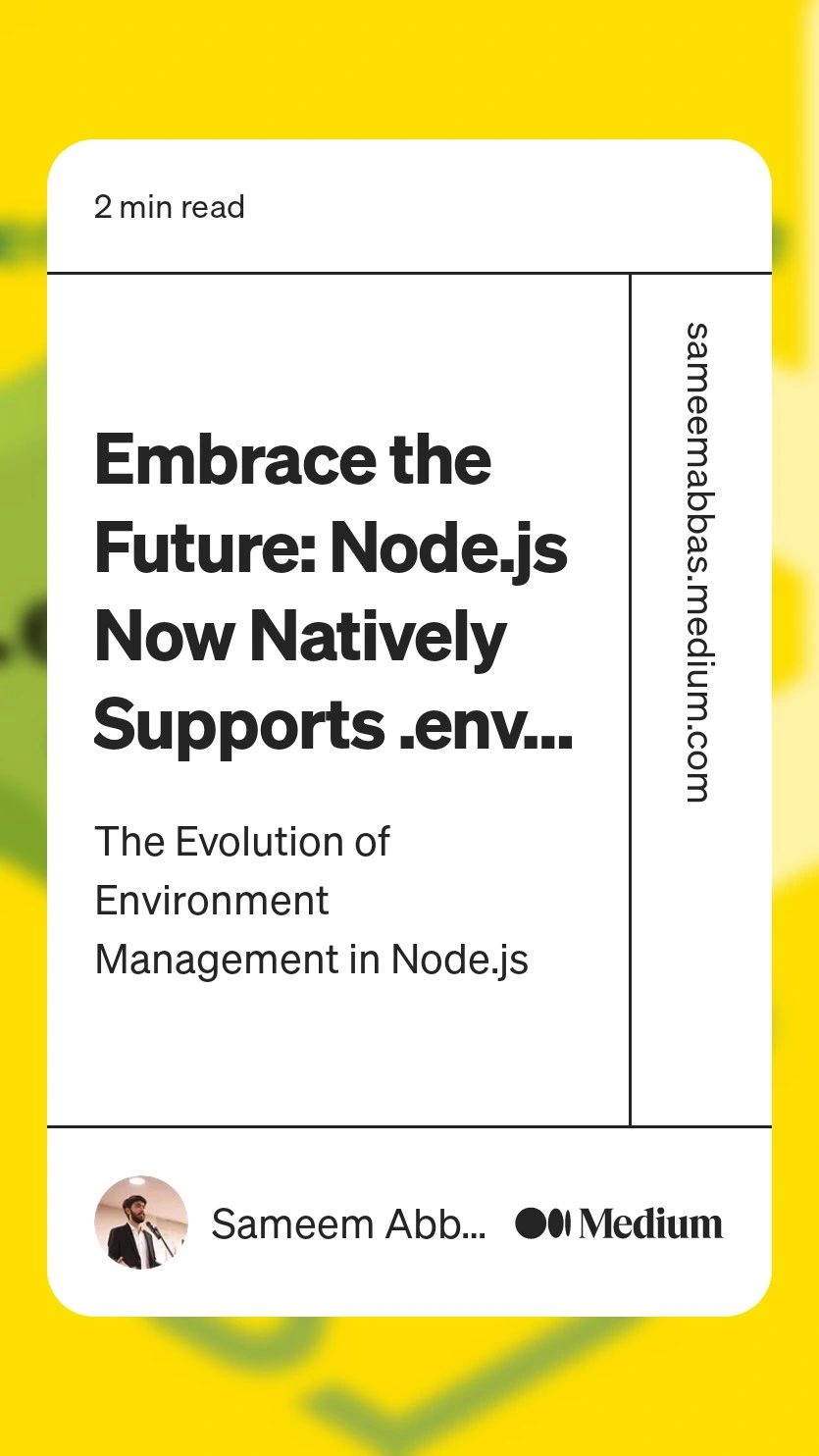 Sameem Abbas on LinkedIn: #nodejs #webdevelopment #javascript # ... Sameem Abbas on LinkedIn: #nodejs #webdevelopment #javascript # ...
