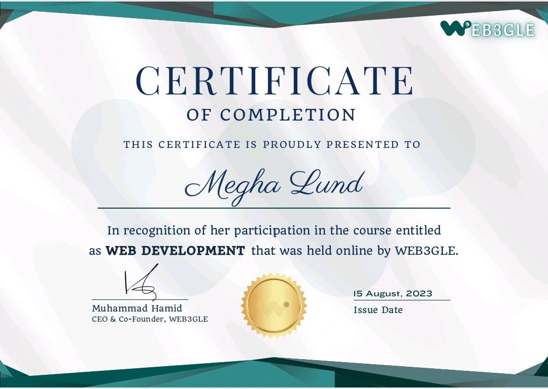 Megha Lund on LinkedIn: #html #css #javascript #webdevelopment # ... Megha Lund on LinkedIn: #html #css #javascript #webdevelopment # ...