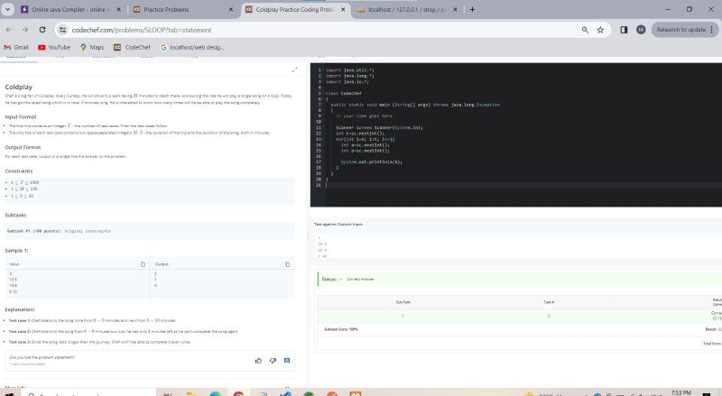 Mohit Nigade on LinkedIn: #codechallenge #learningandgrowing #codechef Mohit Nigade on LinkedIn: #codechallenge #learningandgrowing #codechef