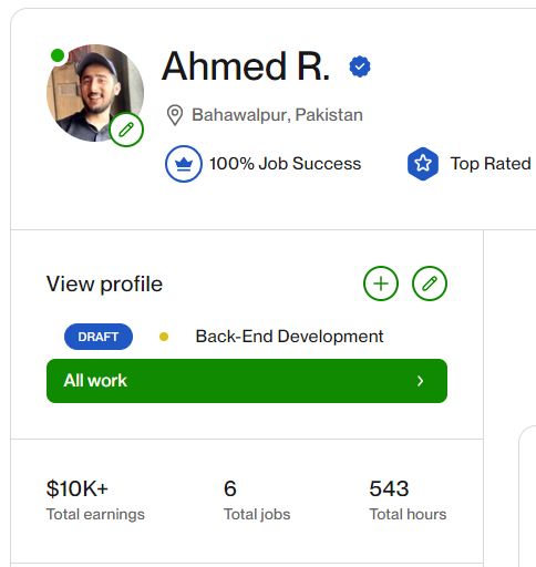 Ahmed Ramzan on LinkedIn: #freelancing #upwork #coding | 28 comments Ahmed Ramzan on LinkedIn: #freelancing #upwork #coding | 28 comments