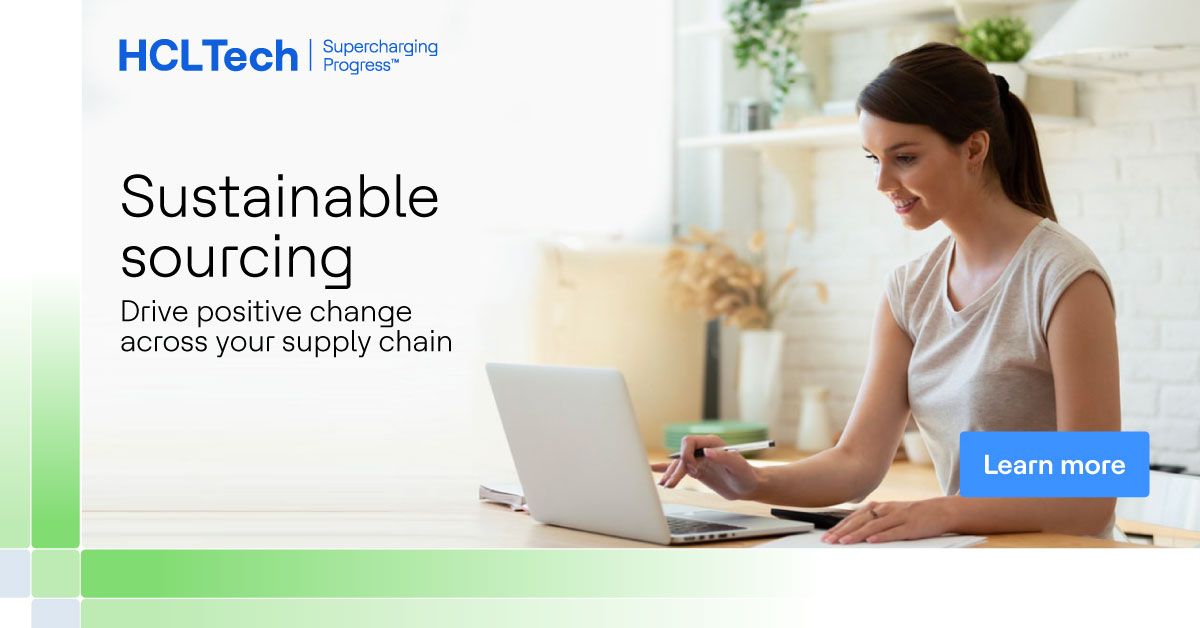 HCLTech - SAP Practice on LinkedIn: Sustainable sourcing | HCLTech HCLTech - SAP Practice on LinkedIn: Sustainable sourcing | HCLTech
