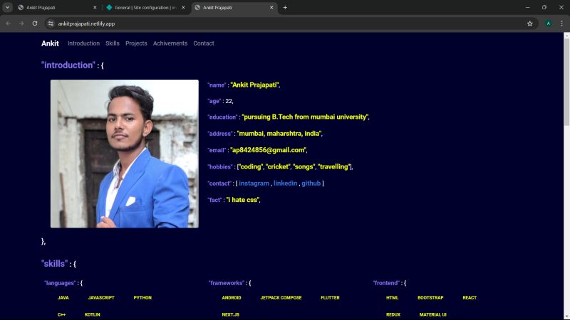 Ankit Prajapati on LinkedIn: #html #bootstrap #css #protfolio #site # ... Ankit Prajapati on LinkedIn: #html #bootstrap #css #protfolio #site # ...