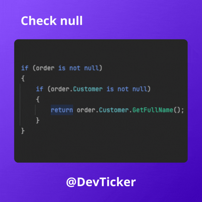DevTicker on LinkedIn: #csharp #coding #dotnet #programming #software # ... DevTicker on LinkedIn: #csharp #coding #dotnet #programming #software # ...