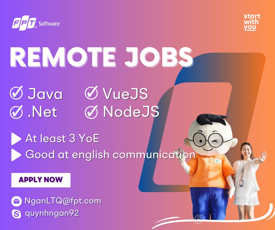 Lê Quỳnh Ngân on LinkedIn: #java #net #vuejs #reactjs #remote # ... Lê Quỳnh Ngân on LinkedIn: #java #net #vuejs #reactjs #remote # ...