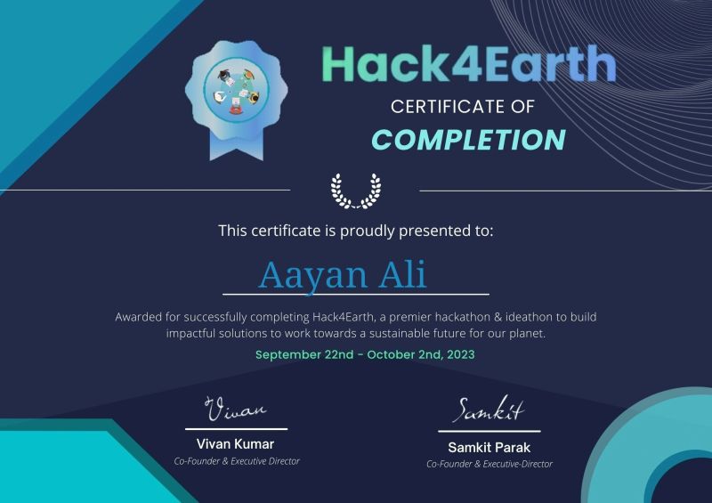 Aayan Ali on LinkedIn: #hackathon Aayan Ali on LinkedIn: #hackathon
