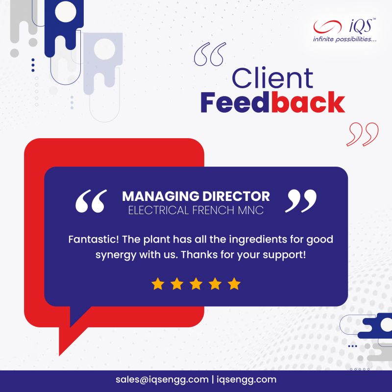 IQS Engineering Solutions Pvt. Ltd. on LinkedIn: #clienttestimonial # ... IQS Engineering Solutions Pvt. Ltd. on LinkedIn: #clienttestimonial # ...
