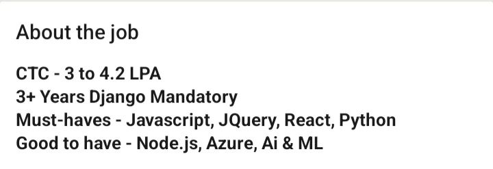 Bipin Rajesh Tatkare on LinkedIn: #hiring #software #developers Bipin Rajesh Tatkare on LinkedIn: #hiring #software #developers