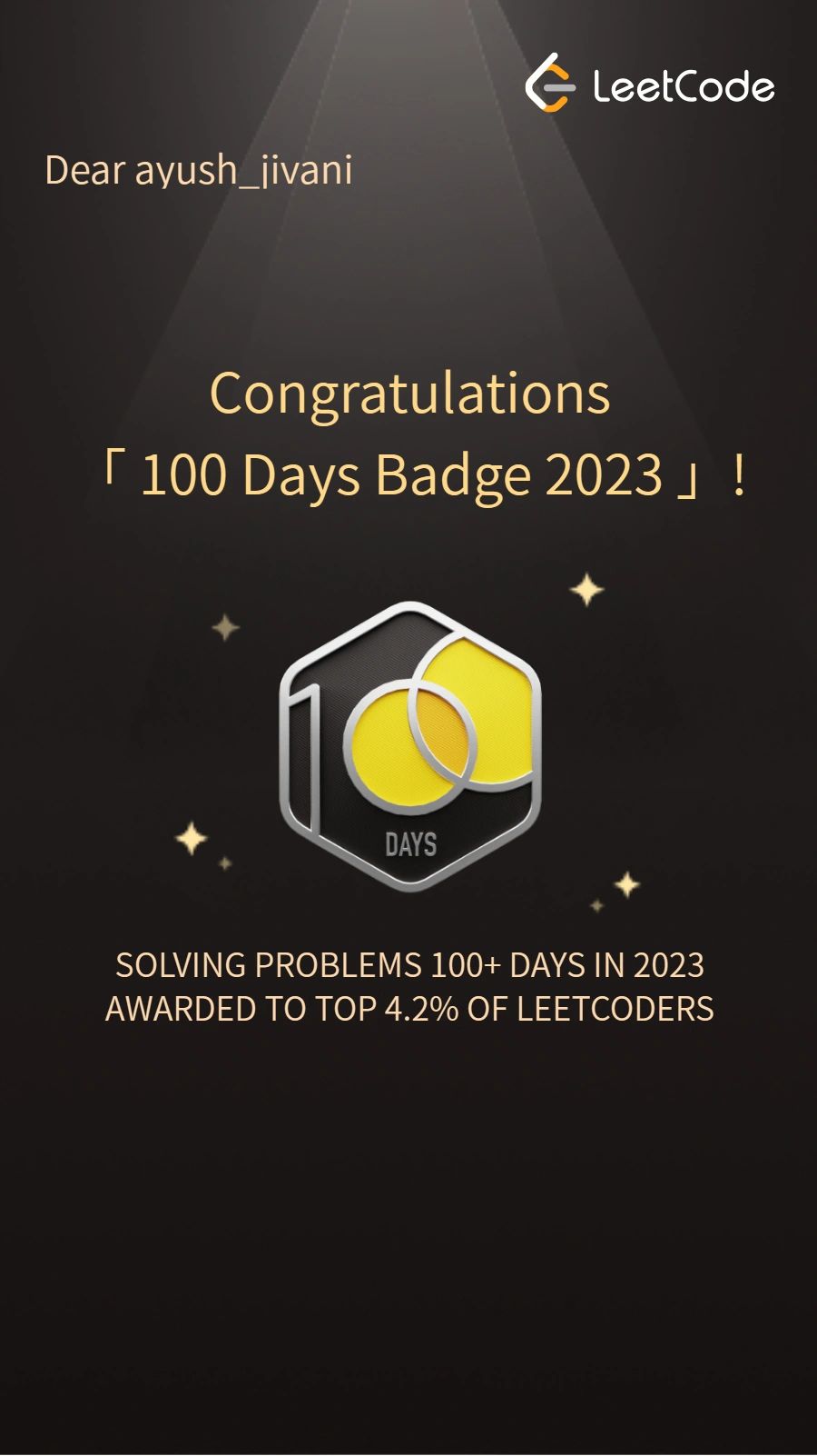 Aayush Jivani on LinkedIn: #codingjourney #leetcodebadge #leetcode2023 ... Aayush Jivani on LinkedIn: #codingjourney #leetcodebadge #leetcode2023 ...