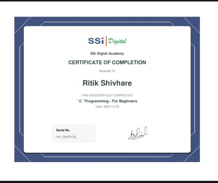 ritik shivhare on LinkedIn: #learning #programming #cprogramming # ... ritik shivhare on LinkedIn: #learning #programming #cprogramming # ...