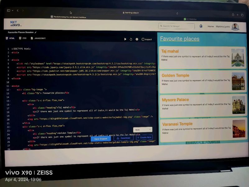 Mahima Jyothi Bhetapudi on LinkedIn: #ccbp #html #css #bootstrap Mahima Jyothi Bhetapudi on LinkedIn: #ccbp #html #css #bootstrap