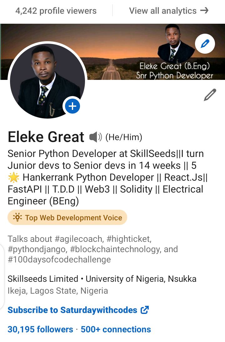 Eleke Great on LinkedIn: #softwareengineering #programming #coding | 10 ... Eleke Great on LinkedIn: #softwareengineering #programming #coding | 10 ...