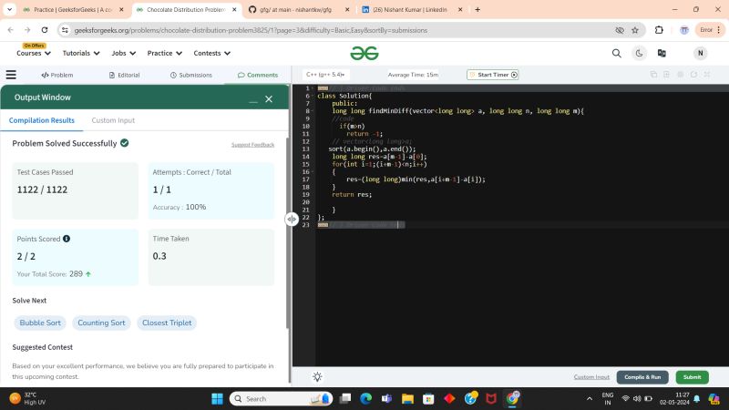 Nishant Kumar on LinkedIn: #100daysofcodechallenge #drgvishwanathan # ... Nishant Kumar on LinkedIn: #100daysofcodechallenge #drgvishwanathan # ...
