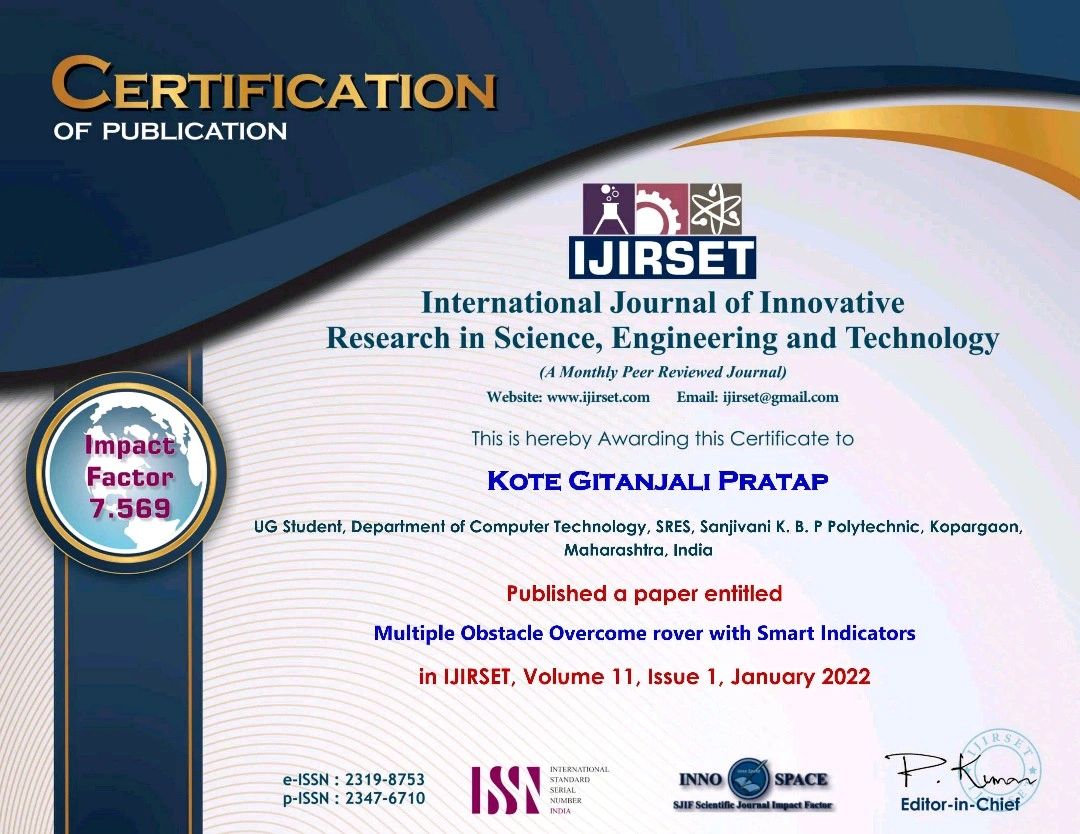 Gitanjali Kote on LinkedIn: #researchinnovation #academicexcellence Gitanjali Kote on LinkedIn: #researchinnovation #academicexcellence