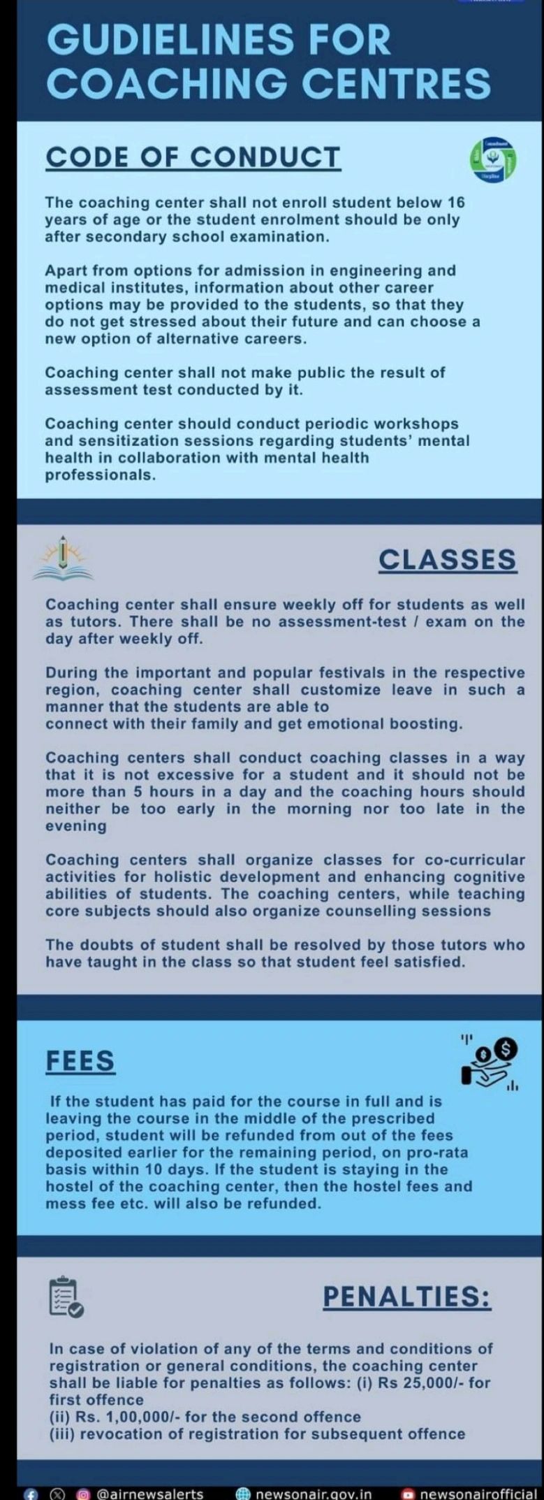 Nishant Kr Singh on LinkedIn: Guideline and Regulations for coaching ... Nishant Kr Singh on LinkedIn: Guideline and Regulations for coaching ...