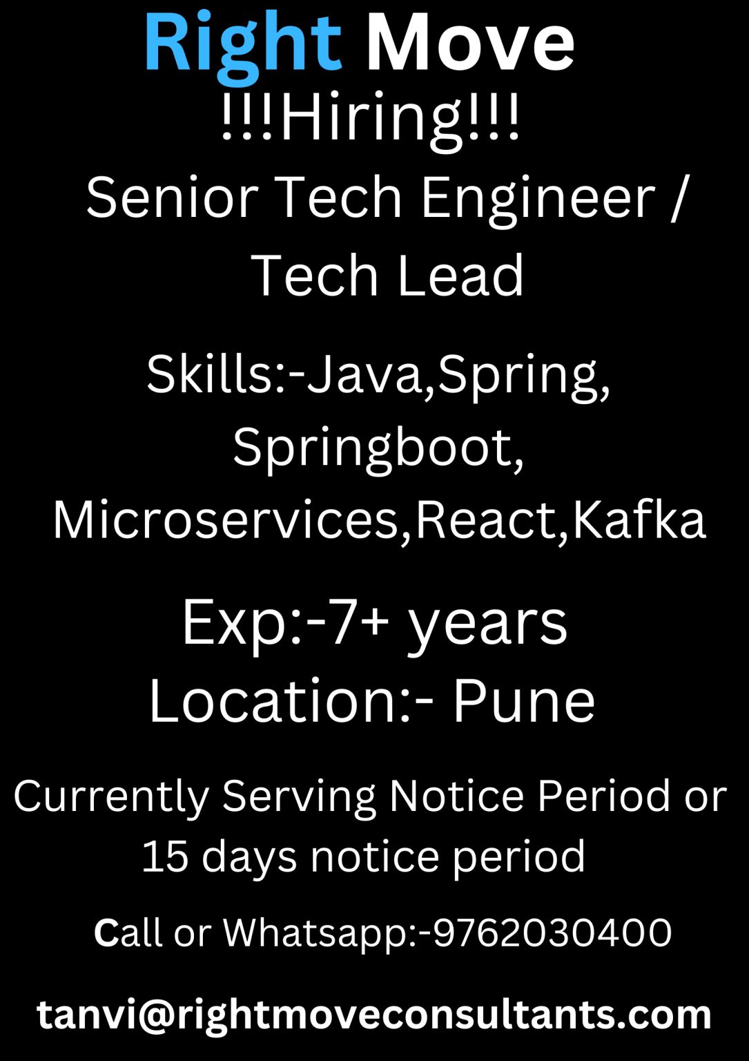 Tanvi P on LinkedIn: #java #spring #springboot #microservices #kafka # ... Tanvi P on LinkedIn: #java #spring #springboot #microservices #kafka # ...