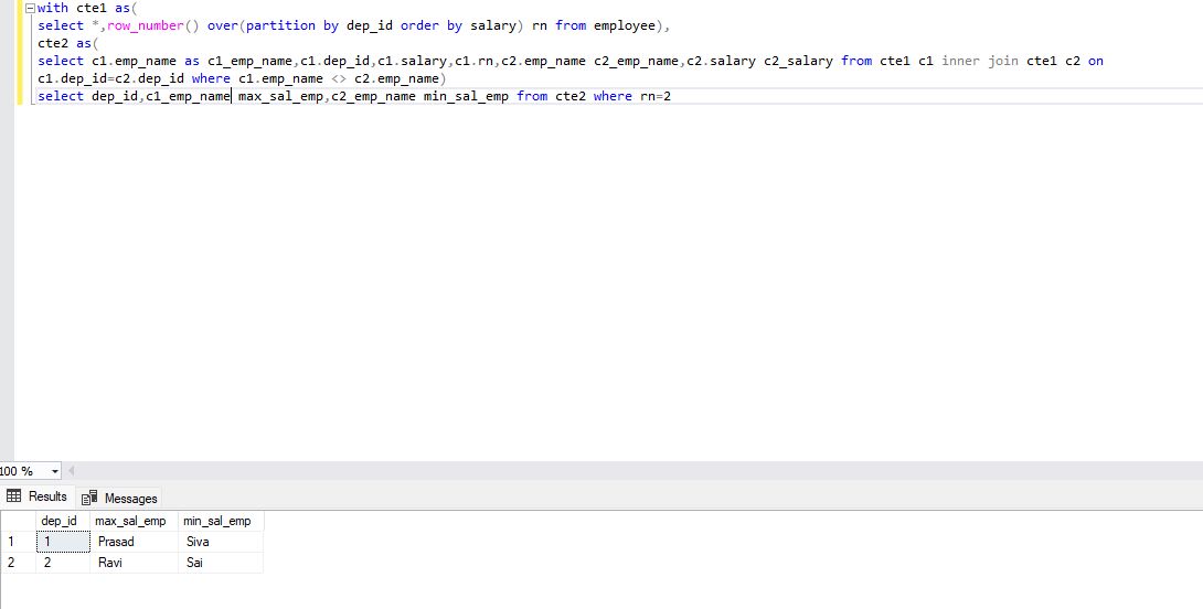 Ravali K on LinkedIn: Hello All, SQL Challenge ( L&T Interview Question ... Ravali K on LinkedIn: Hello All, SQL Challenge ( L&T Interview Question ...