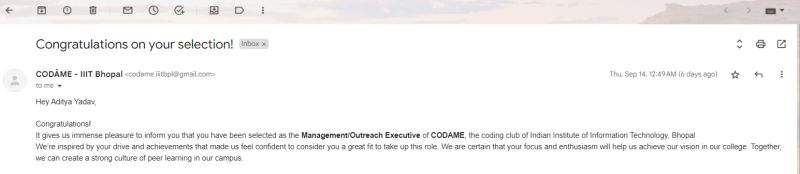 Aditya Yadav on LinkedIn: #cp #dsa #c #outreach #eventmanagement #codame Aditya Yadav on LinkedIn: #cp #dsa #c #outreach #eventmanagement #codame