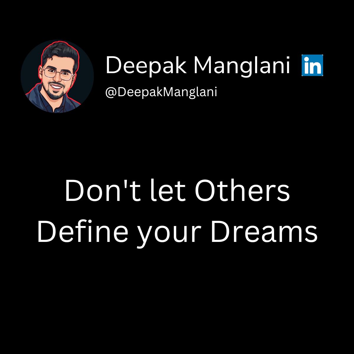 Deepak Manglani posted on LinkedIn Deepak Manglani posted on LinkedIn
