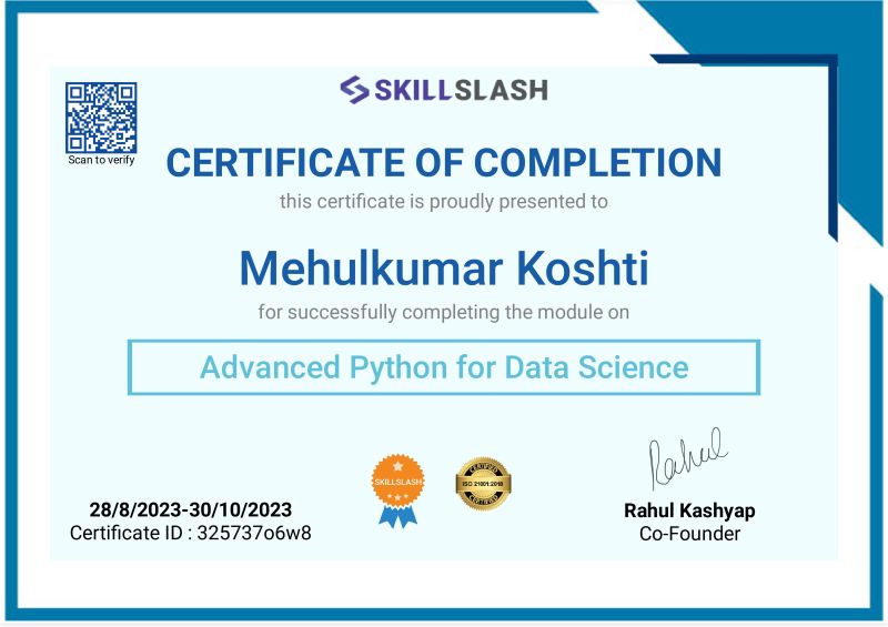 Koshti Mehul on LinkedIn: #python #datascience #advancedpython # ... Koshti Mehul on LinkedIn: #python #datascience #advancedpython # ...