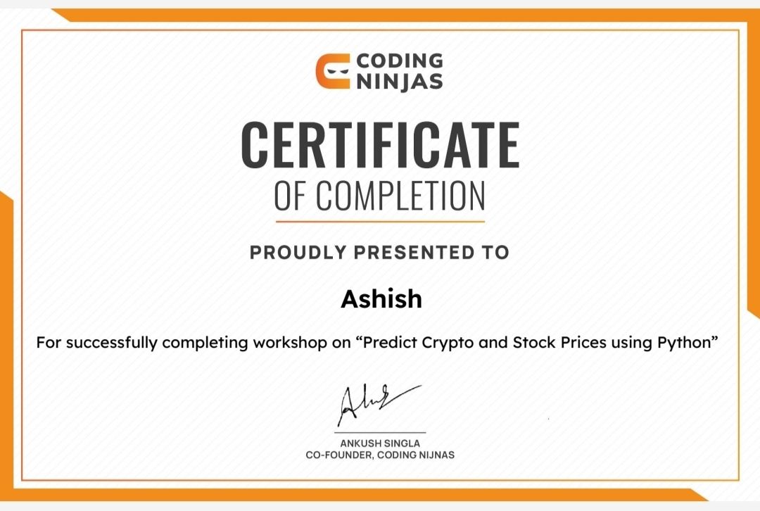 Ashish Bhatt on LinkedIn: #coding #python #codingninjas Ashish Bhatt on LinkedIn: #coding #python #codingninjas