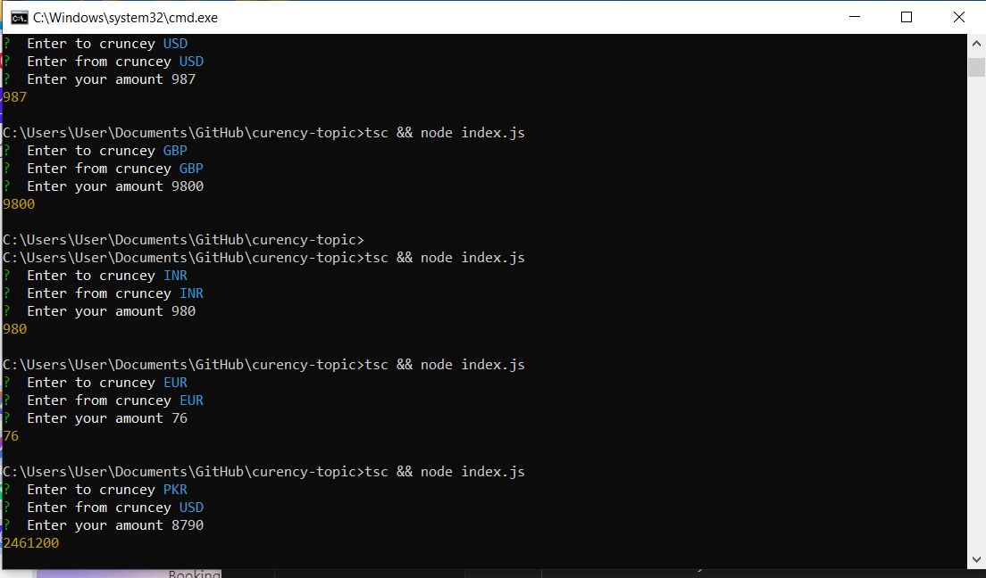 Zakia Bashir on LinkedIn: #cli #currencyconverter #finance #coding # ... Zakia Bashir on LinkedIn: #cli #currencyconverter #finance #coding # ...