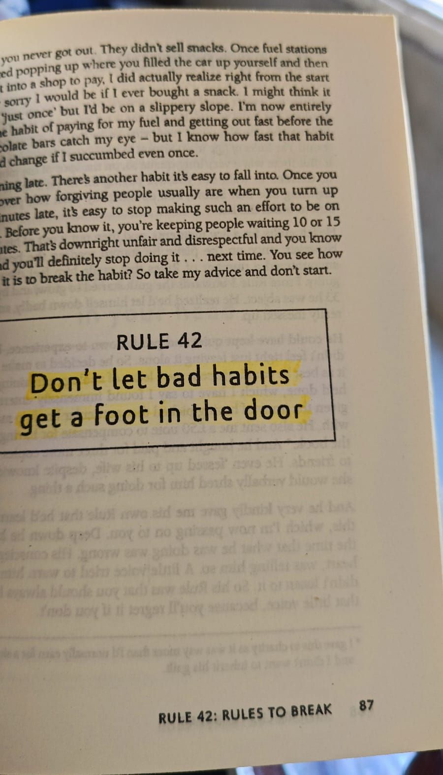 Mariam Mostafa on LinkedIn: Don't let bad habits get a foot in the door ... Mariam Mostafa on LinkedIn: Don't let bad habits get a foot in the door ...