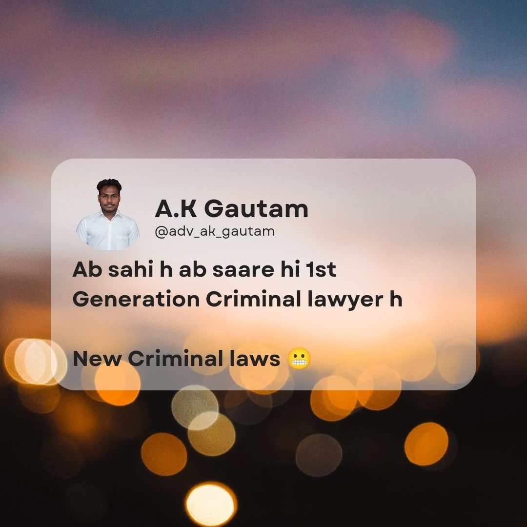 Ankit Kumar Gautam on LinkedIn: New Criminal laws 🫣 Ankit Kumar Gautam on LinkedIn: New Criminal laws 🫣