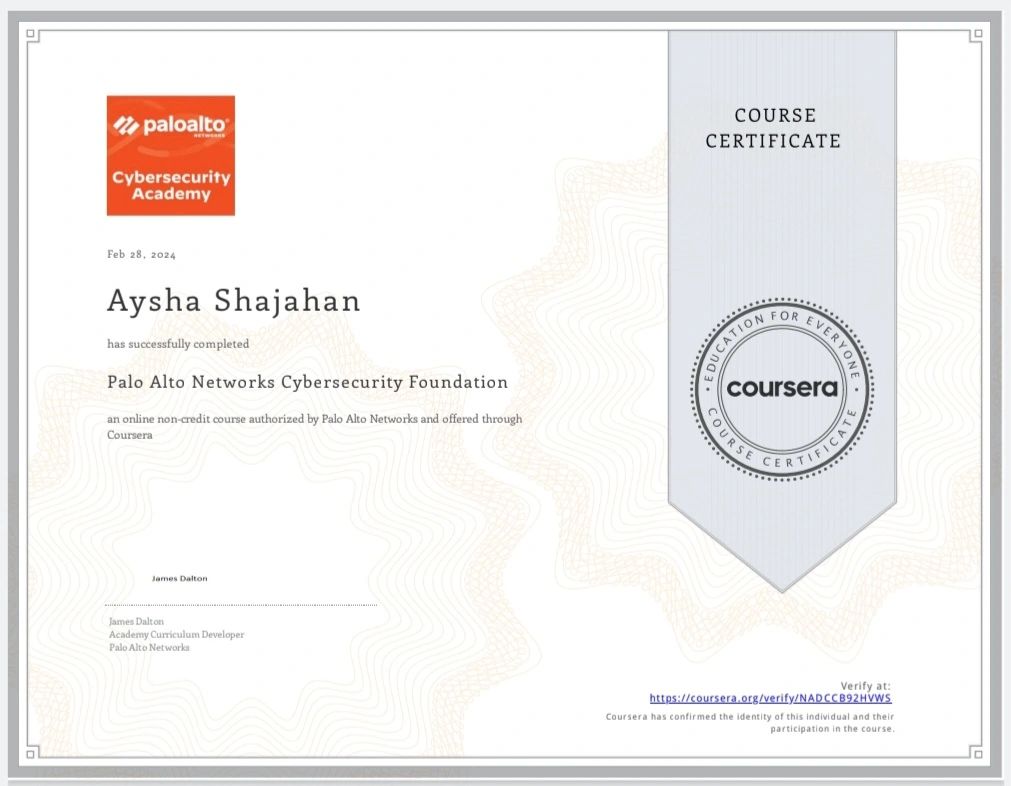 Aysha Shajahan on LinkedIn: I am pleased to announce my successful ... Aysha Shajahan on LinkedIn: I am pleased to announce my successful ...