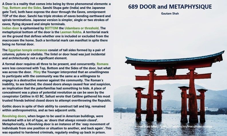 Gautam Shah on LinkedIn: 689 DOOR and METAPHYSIQUE -Gautam Shah https ... Gautam Shah on LinkedIn: 689 DOOR and METAPHYSIQUE -Gautam Shah https ...