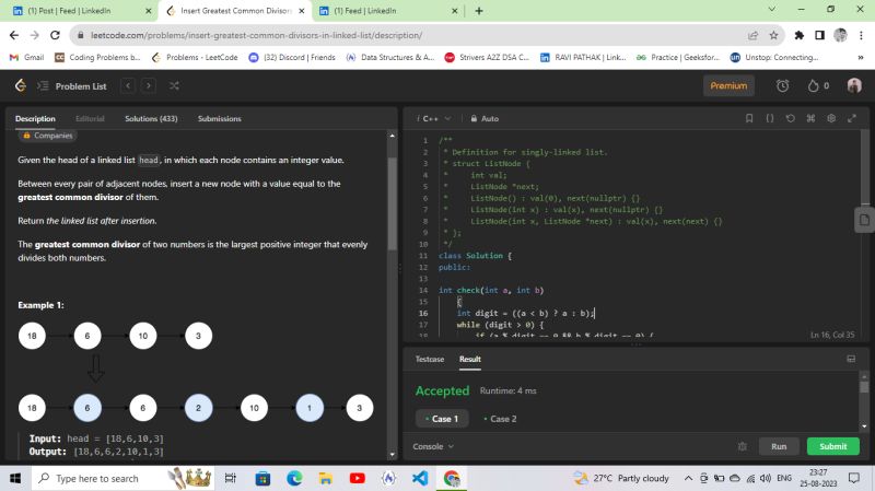 RAVI PATHAK on LinkedIn: #70daychallenge #codingchallenge #leetcode ... RAVI PATHAK on LinkedIn: #70daychallenge #codingchallenge #leetcode ...