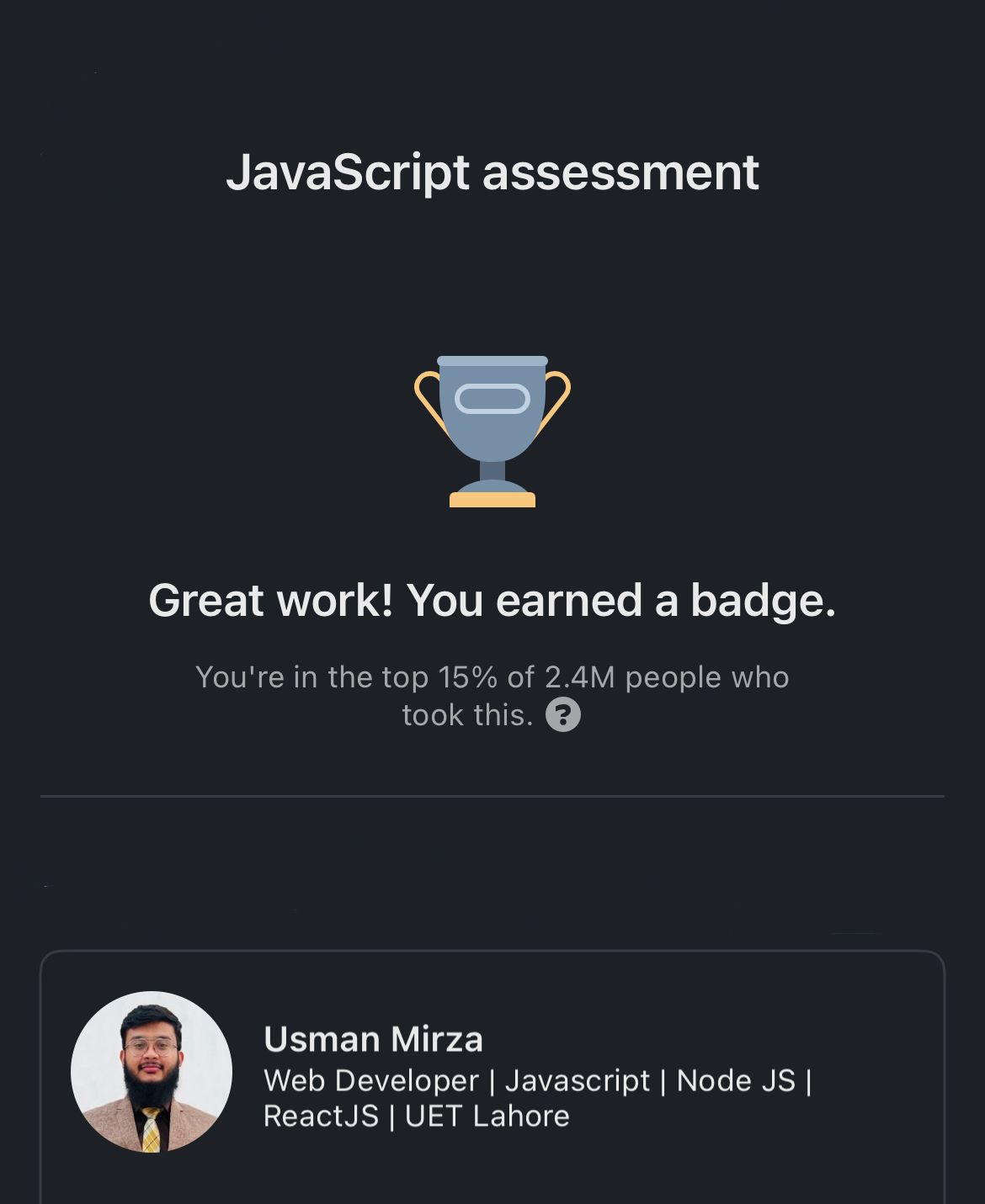 Usman Mirza on LinkedIn: #javascript #webdevelopment #code Usman Mirza on LinkedIn: #javascript #webdevelopment #code