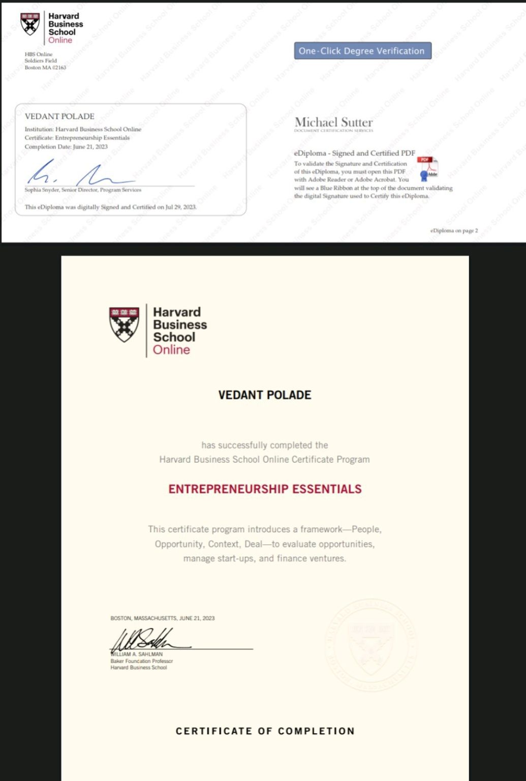 Vedant Polade on LinkedIn: #hbs #hbsonline Vedant Polade on LinkedIn: #hbs #hbsonline