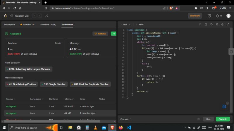 Sivasankar S on LinkedIn: #dsawithkunal #100daysofcode ... Sivasankar S on LinkedIn: #dsawithkunal #100daysofcode ...