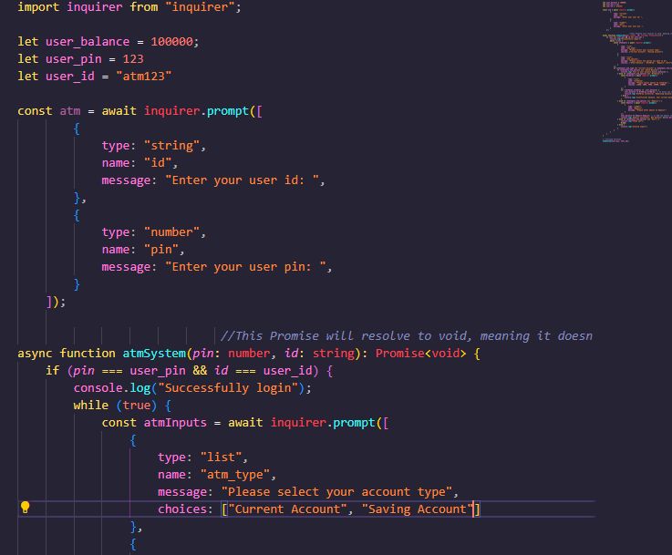 Sm Aadil Ahmed on LinkedIn: #atm #typescript #npc #bankinginnovation Sm Aadil Ahmed on LinkedIn: #atm #typescript #npc #bankinginnovation