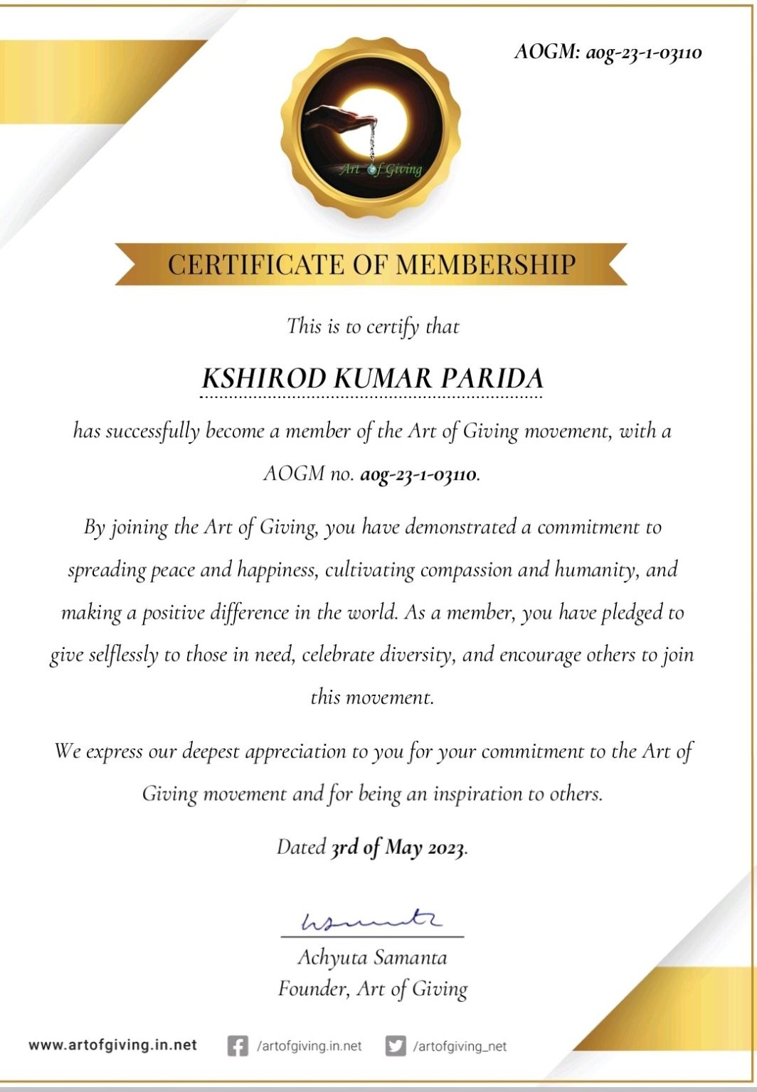 Kshirod Kumar Parida posted on LinkedIn Kshirod Kumar Parida posted on LinkedIn