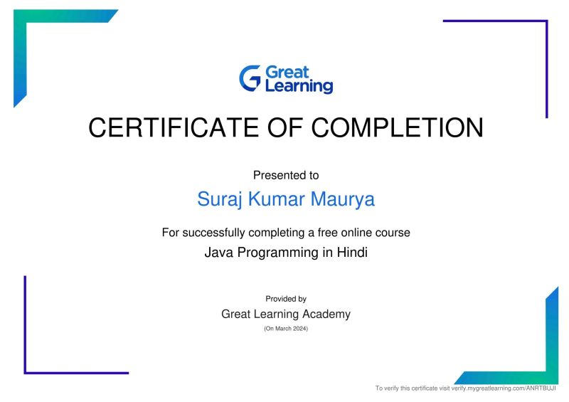 Suraj Kumar Maurya on LinkedIn: #java #javainc #course #onlione # ... Suraj Kumar Maurya on LinkedIn: #java #javainc #course #onlione # ...