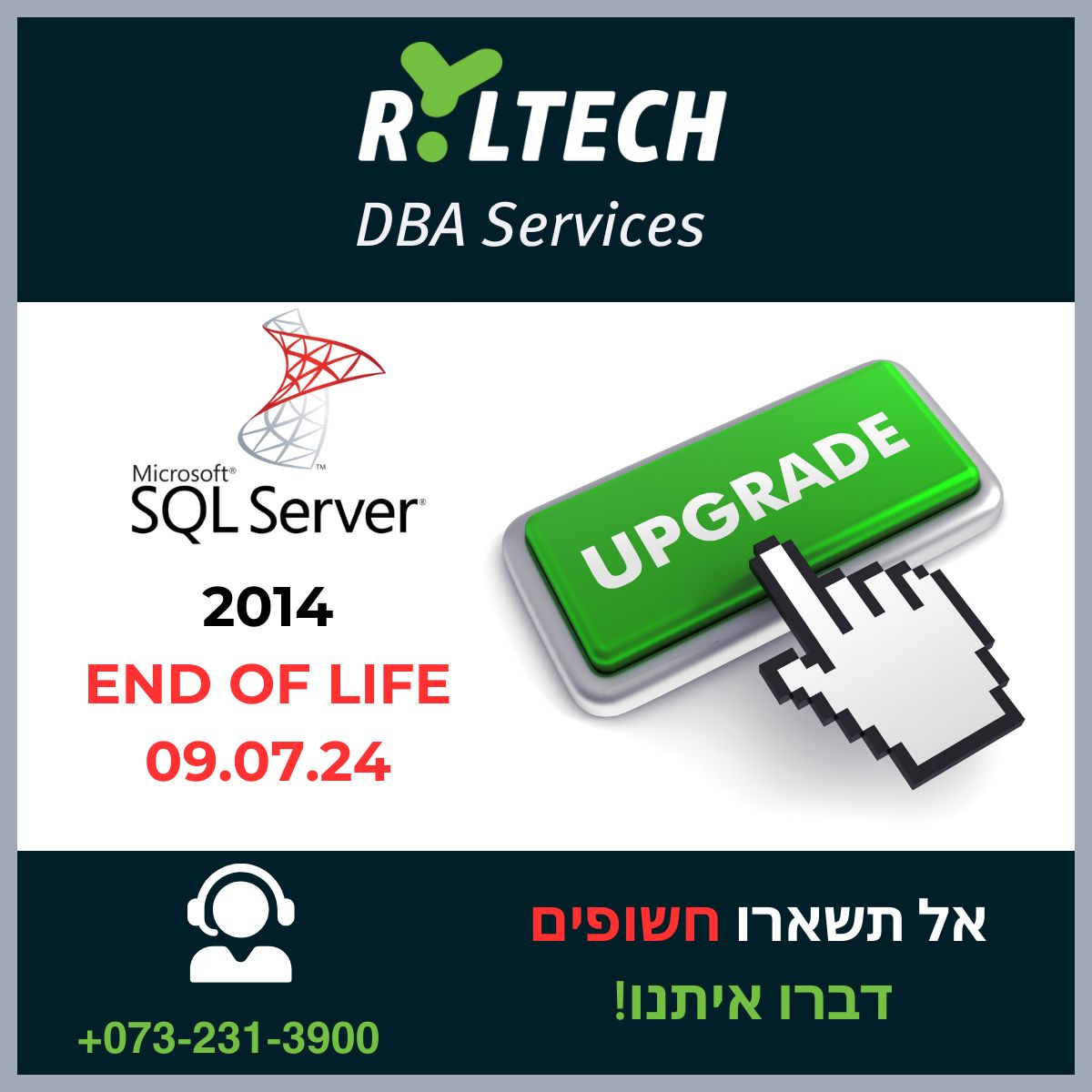 Ryltech - DB & IT Services on LinkedIn: #sqlserver #eol #dba # ... Ryltech - DB & IT Services on LinkedIn: #sqlserver #eol #dba # ...