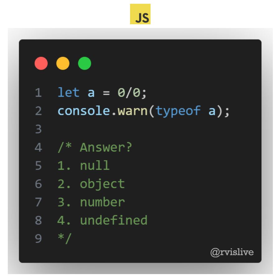 Rakesh Vishwakarma on LinkedIn: #javascript #interviews Rakesh Vishwakarma on LinkedIn: #javascript #interviews
