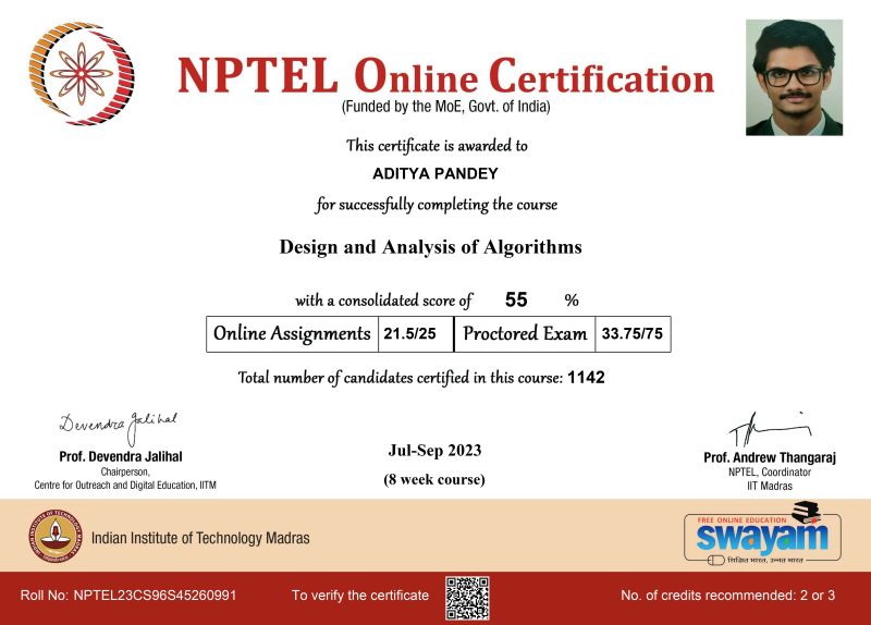 ADITYA PANDEY on LinkedIn: #nptel #daa #algorithms ADITYA PANDEY on LinkedIn: #nptel #daa #algorithms