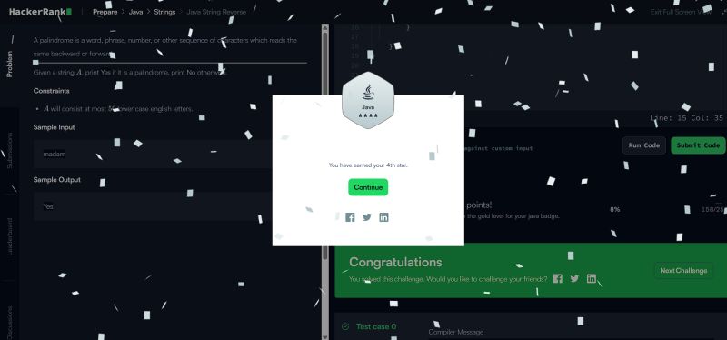 Aditya Sahu on LinkedIn: #hackerrank #codingjourney #java Aditya Sahu on LinkedIn: #hackerrank #codingjourney #java