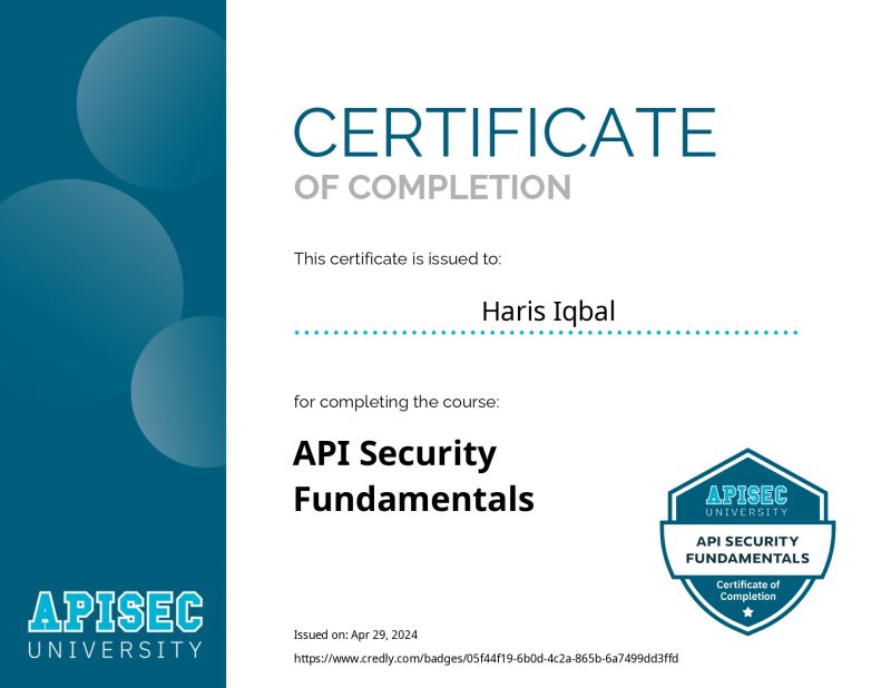 Haris Iqbal on LinkedIn: #apisecurity #informationsecurity # ... Haris Iqbal on LinkedIn: #apisecurity #informationsecurity # ...