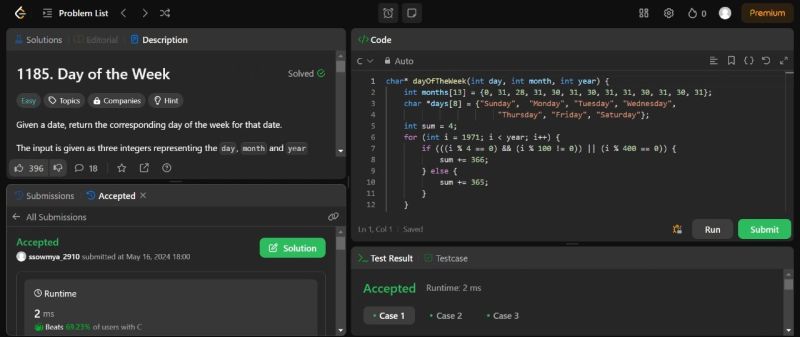 Sowmya S on LinkedIn: #leetcodechallenge #codingjourney Sowmya S on LinkedIn: #leetcodechallenge #codingjourney