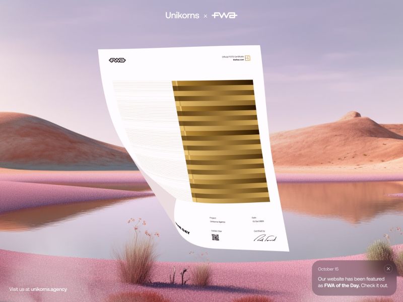 Maria Brilkova on LinkedIn: #fwaawards #digitaldesign #unikorns # ... Maria Brilkova on LinkedIn: #fwaawards #digitaldesign #unikorns # ...