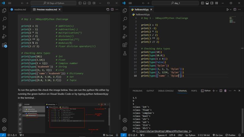 Dylan Rusere on LinkedIn: #python #codingchallenge #learning Dylan Rusere on LinkedIn: #python #codingchallenge #learning
