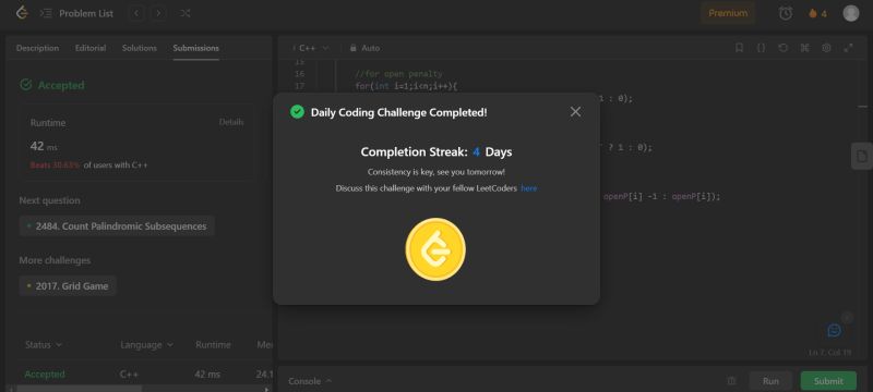 Sakshi Chhabra on LinkedIn: #leetcode #codingjourney #growthmindset # ... Sakshi Chhabra on LinkedIn: #leetcode #codingjourney #growthmindset # ...